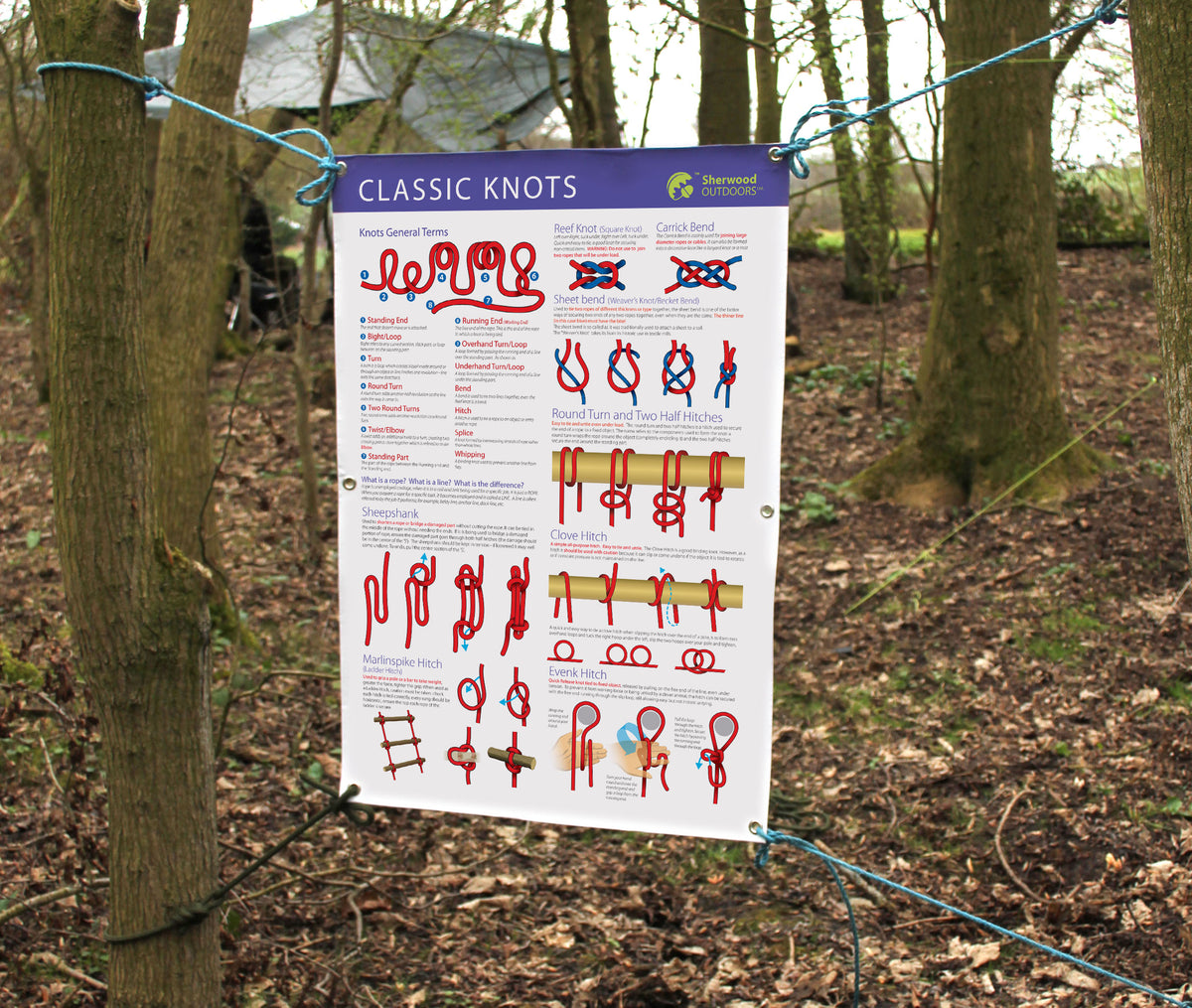 Classic Knots P.E.T. Recyclable Outdoor Banner A1 – sherwoodoutdoors