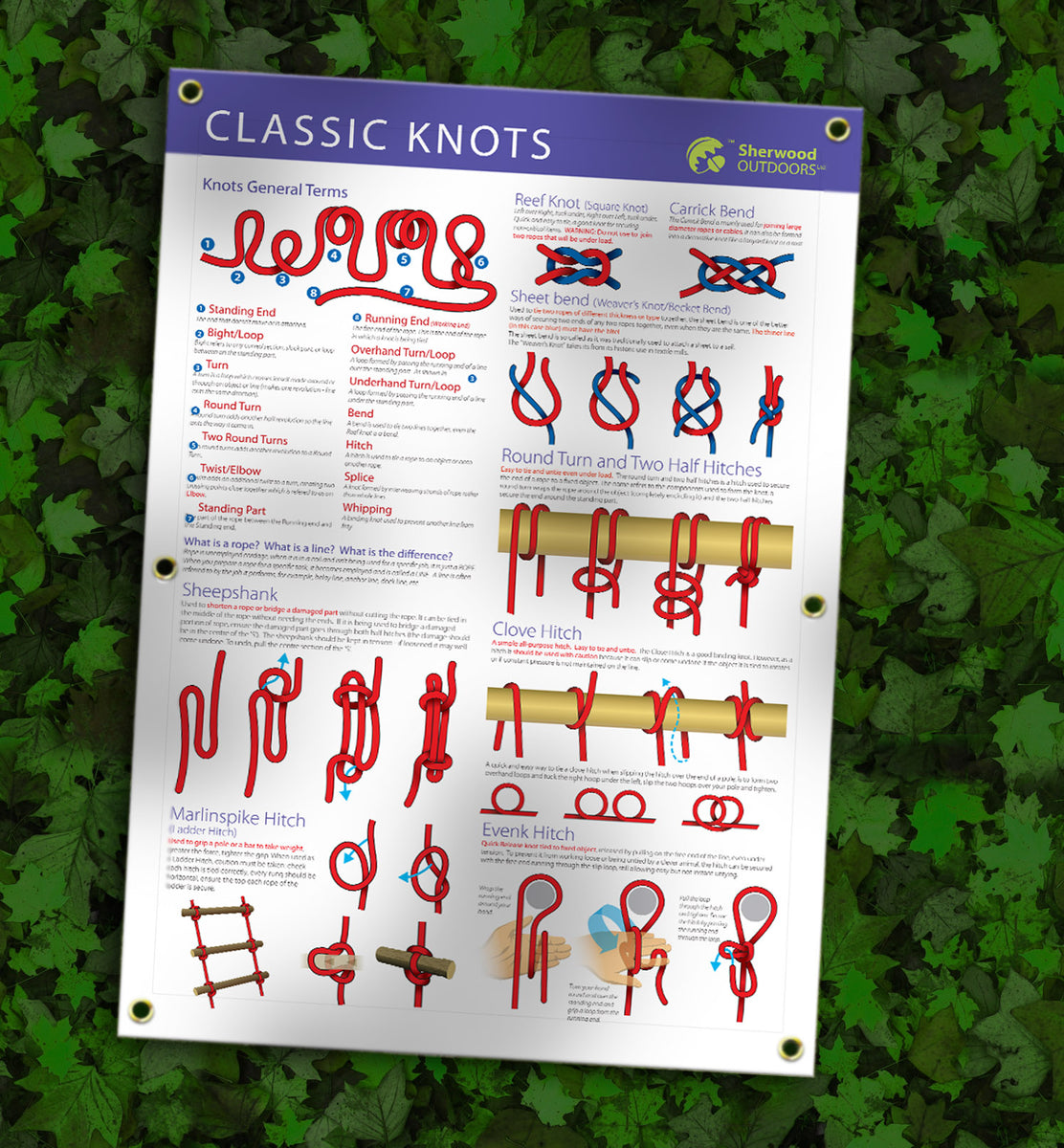 Classic Knots P.E.T. Recyclable Outdoor Banner A1 – sherwoodoutdoors